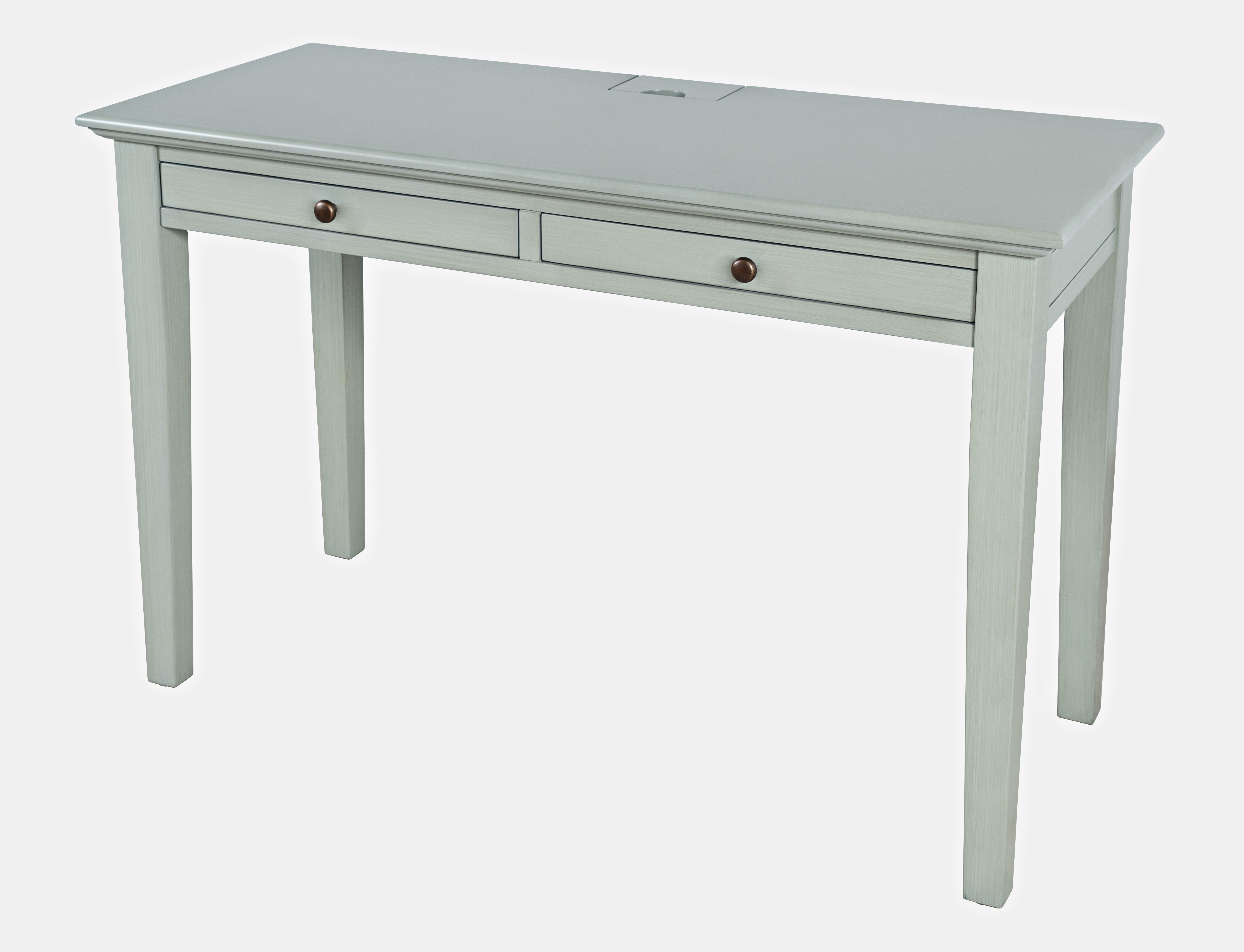 Jofran Home Office Craftsman Power Desk Earl Grey 375 4820 Gardner Outlet Furniture